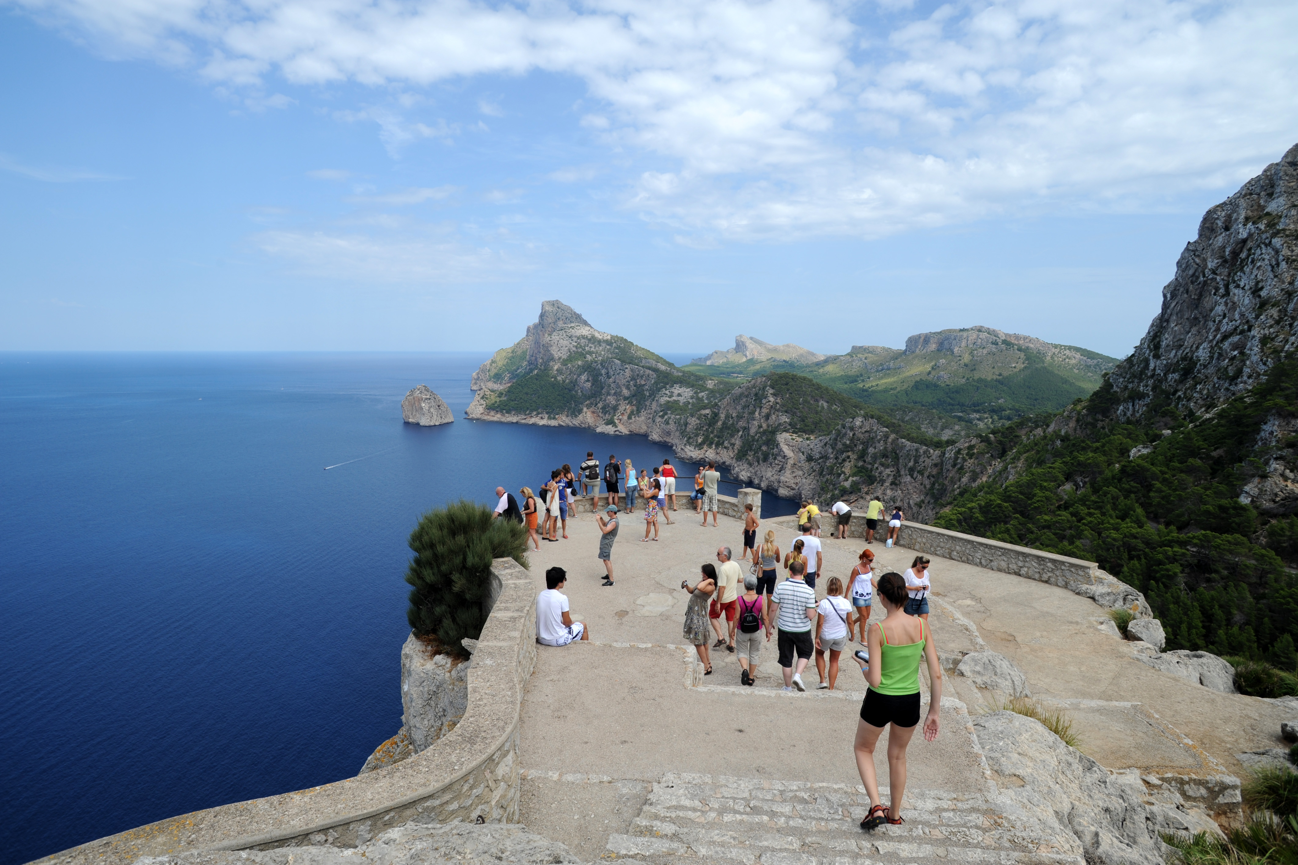 La presqu'île et le cap de Formentor à Majorque
