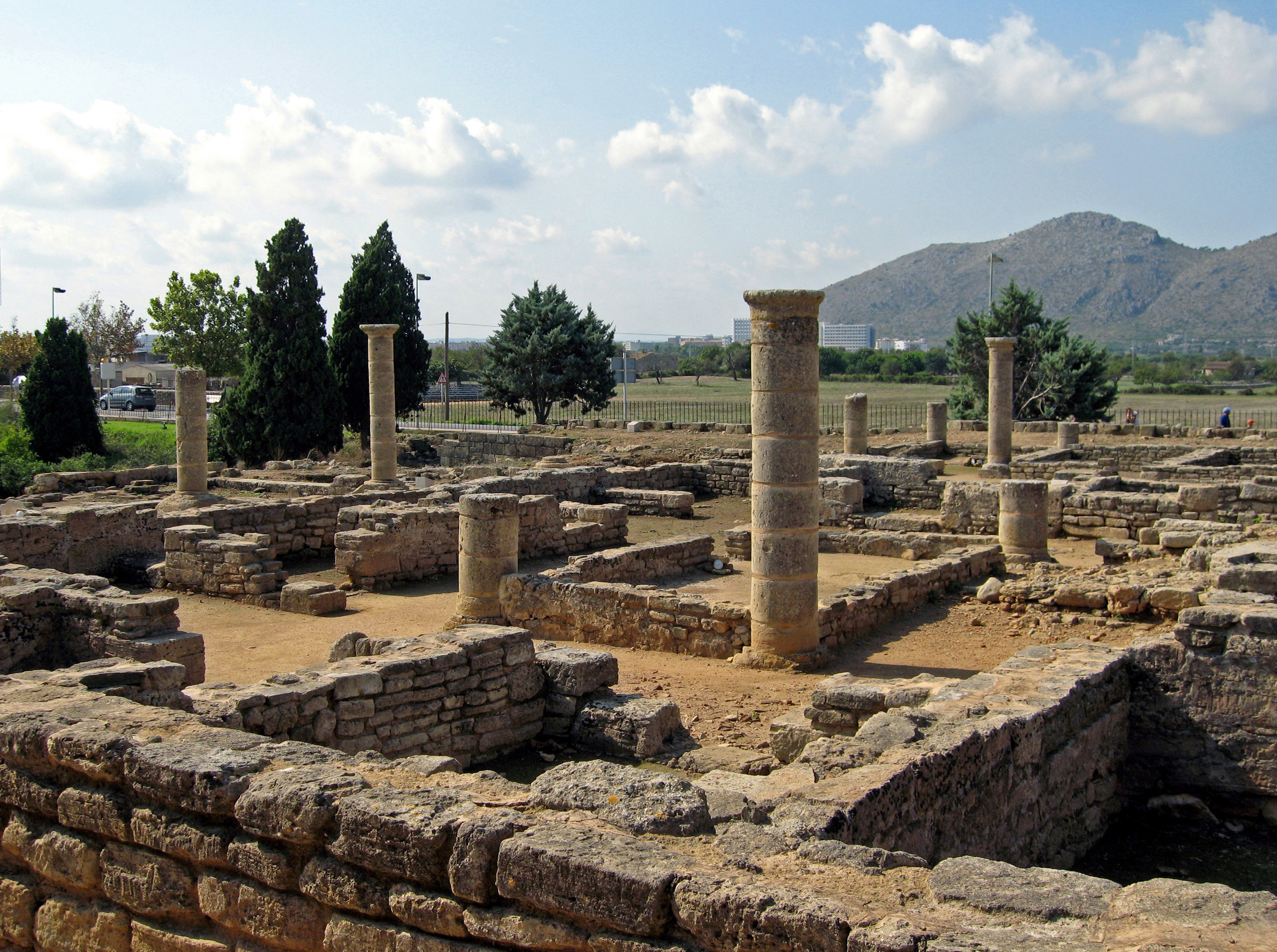 Les ruines romaines de Pollentia à Alcúdia à Majorque
