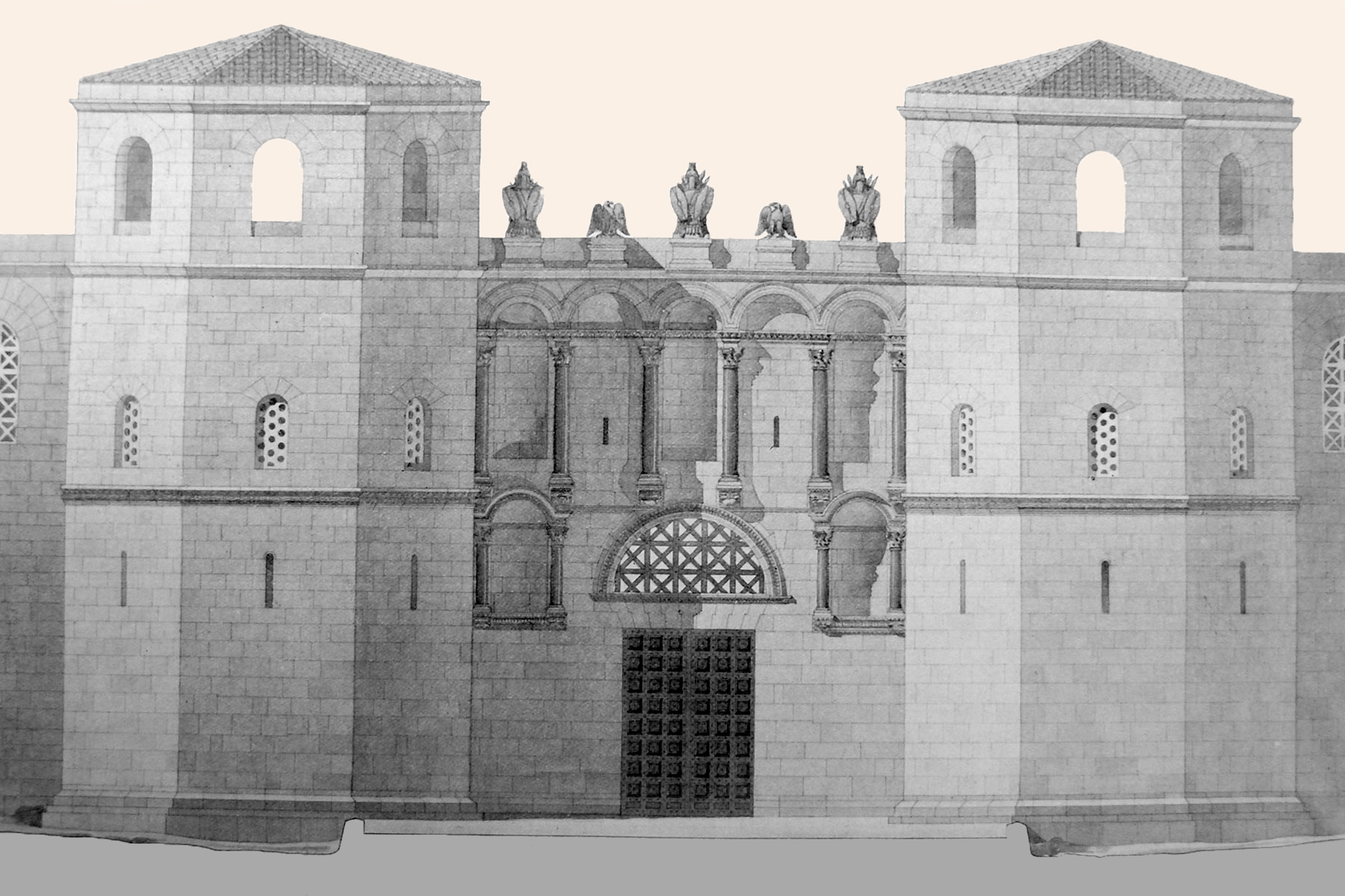 The town of Split in Croatia - the Diocletian palace