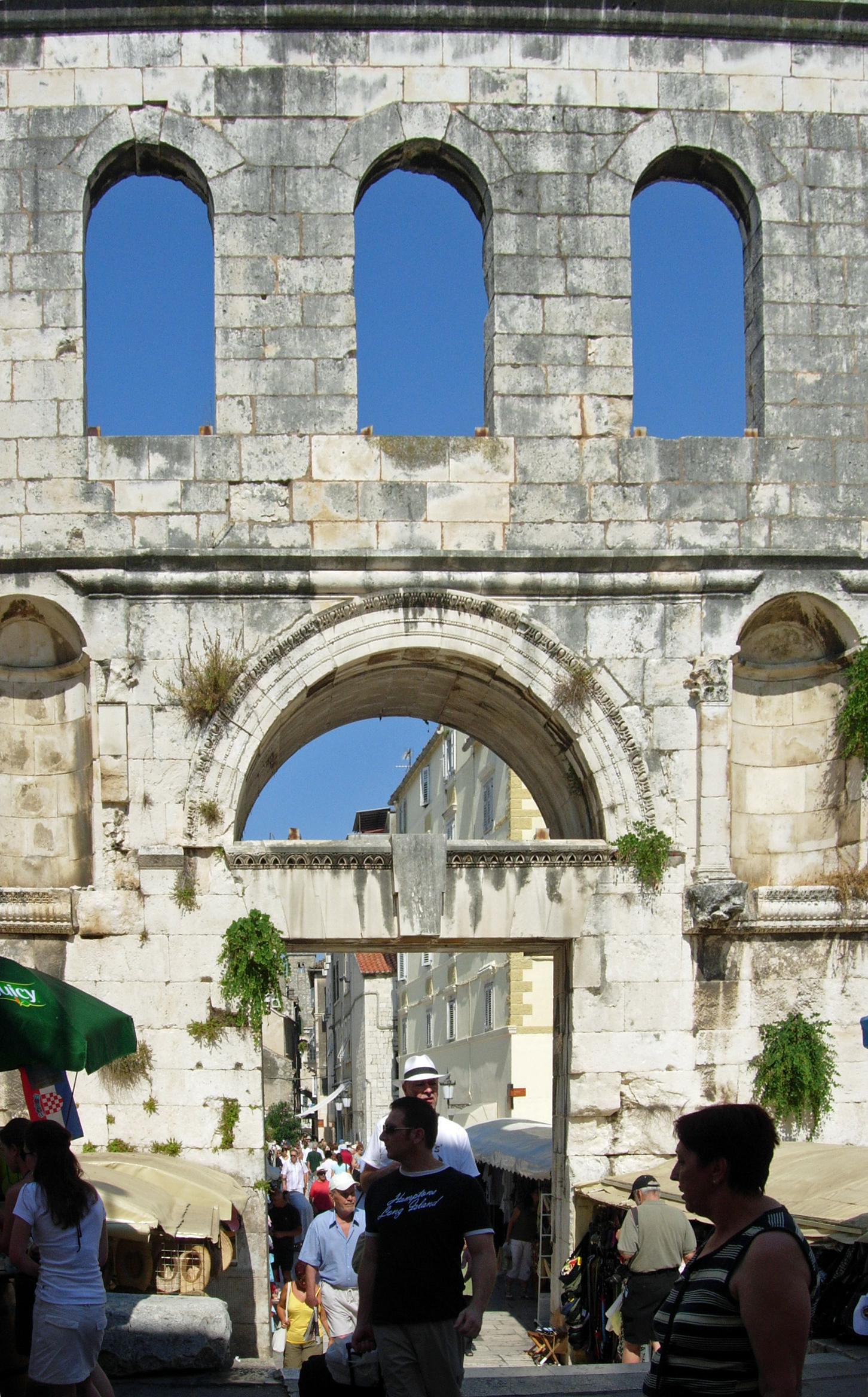 The town of Split in Croatia - the Diocletian palace