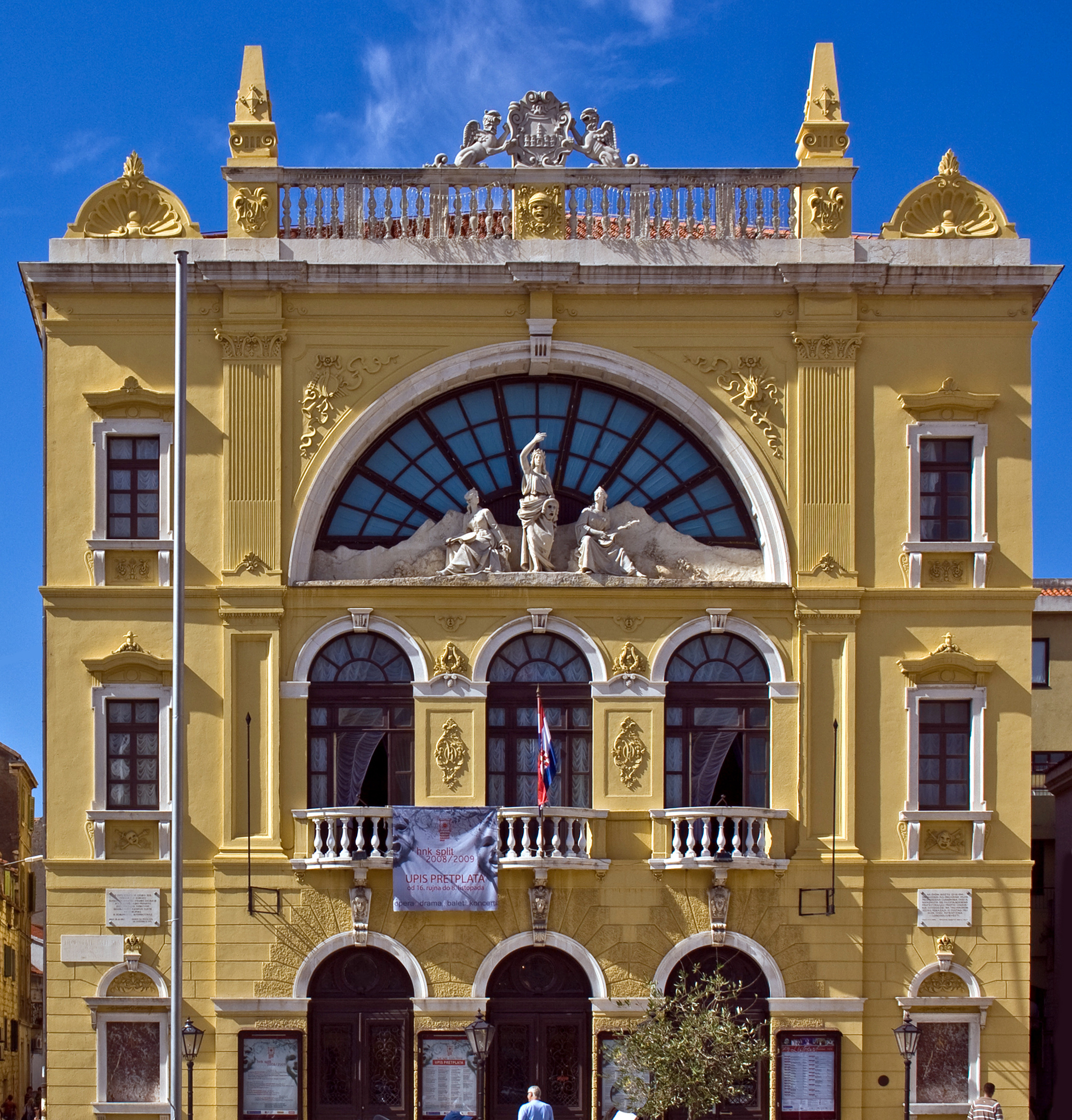 La vieille ville de Split en Croatie