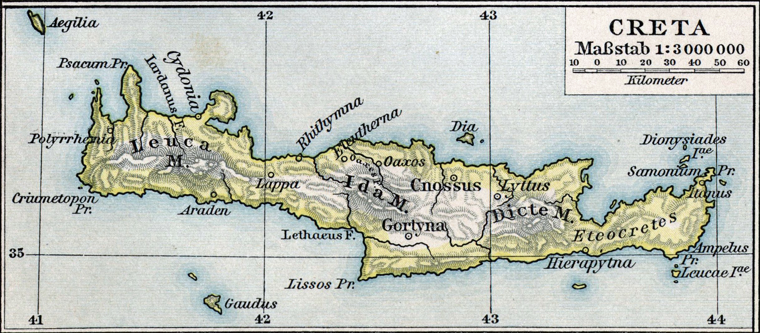 L’île de Crète à l’époque antique