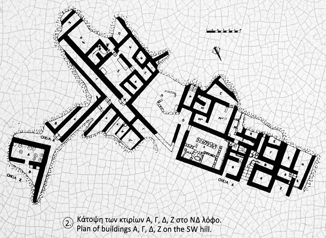 Le village et les ruines du palais minoen de Zakros en Crète